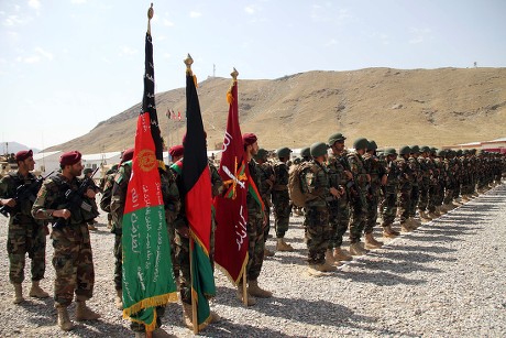 Afghan National Army Commandos Attend Their Editorial Stock Photo ...