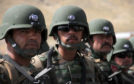 Afghan National Army Commandos Attend Their Editorial Stock Photo ...
