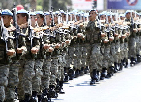 Military Personnel Take Part Turkish Cypriot Editorial Stock Photo ...