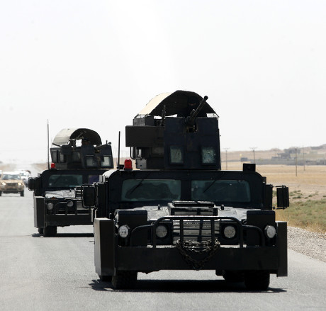 Convoy Iraqi Armored Trucks Arrive Amerli Editorial Stock Photo - Stock ...