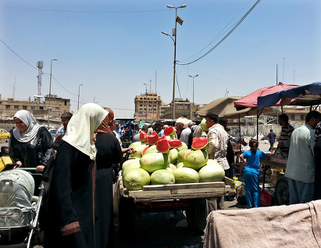 Mosul Residents Shop Vegetables Market Central Editorial Stock Photo ...