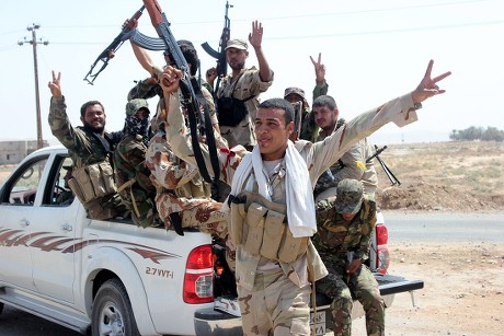 Members Iraqi Shiite Militia Peace Brigades Editorial Stock Photo ...