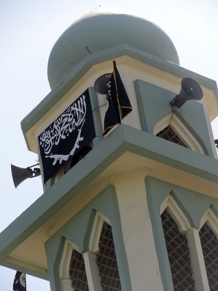 Alshabab Flag Seen Hung Outside Masjid Editorial Stock Photo - Stock ...