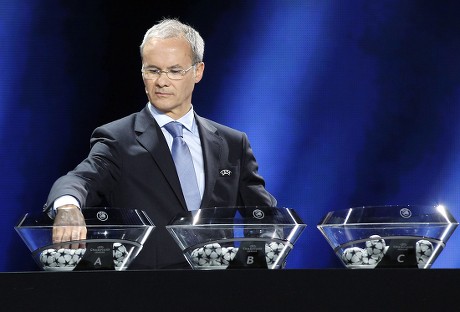 Uefa Competition Director Giorgio Marchetti Conducts Editorial Stock ...