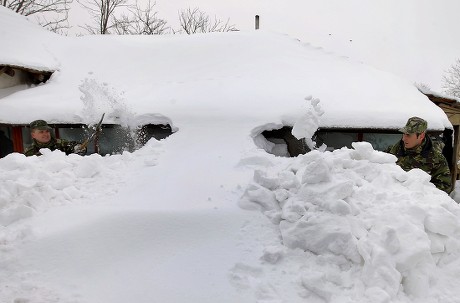 Romania Weather Heavy Winter - Jan 2014 Stock Pictures, Editorial ...