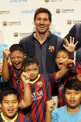Fc Barcelonas Argentine Forward Lionel Messi Editorial Stock Photo ...
