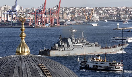 Russian Navy Landing Ship Minsk Passes Editorial Stock Photo - Stock ...