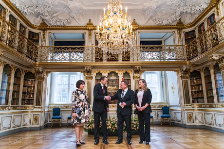 Lars Loekke Rasmussen Gudni Thorlacius Johannesson Editorial Stock ...