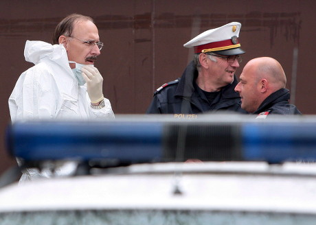 Austrian Forensic Experts Police Inspect House Editorial Stock Photo ...