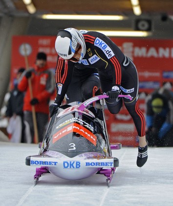 German Bobsled Racers Sandra Kiriasis Und Editorial Stock Photo - Stock ...