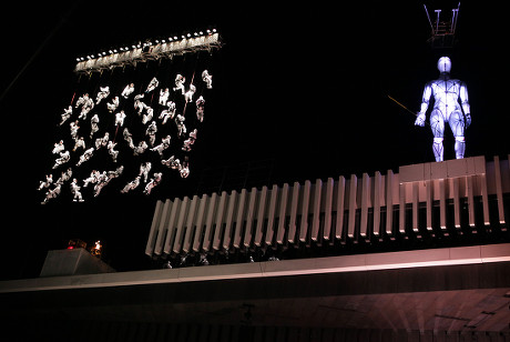 Performers Rehearse Open Air Production Ein Editorial Stock Photo ...