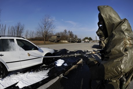 Soldiers Austrian Nuclear Biological Chemical Nbc Editorial Stock Photo ...