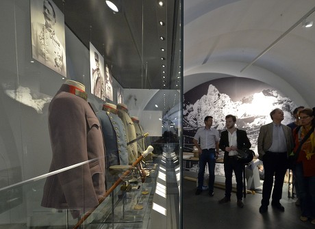 Visitors Walk Through Exhibition First World Editorial Stock Photo ...