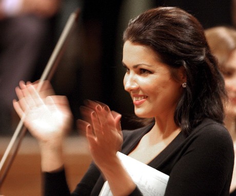 Russian Soprano Singer Anna Netrebko During Editorial Stock Photo ...