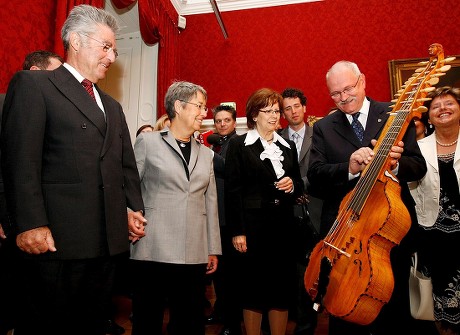 Slovakian President Ivan Gasparovic His Wife Editorial Stock Photo ...