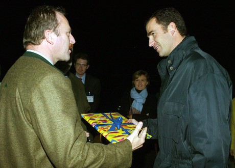 Spanish Crown Prince Felipe R Welcomed Editorial Stock Photo - Stock ...