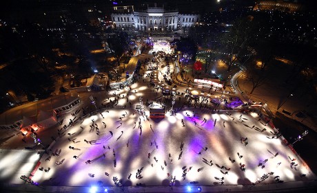 View Ice Rink Traditional Wiener Eistraum Editorial Stock Photo - Stock ...
