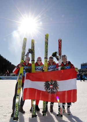 Austrian Ski Jumping Team Members Lr Editorial Stock Photo - Stock ...