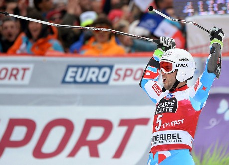 Thomas Fanara France Celebrates Finish Area Editorial Stock Photo ...