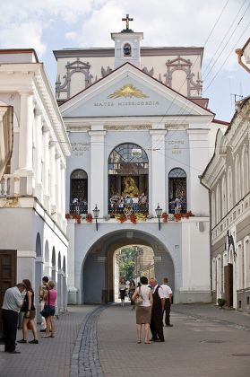 Gates Dawn Ausros Vartai On Ausros Editorial Stock Photo - Stock Image ...