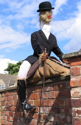 Police Scarecrow Which Has Moving Arm Editorial Stock Photo - Stock ...