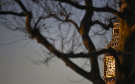 Morning Light Strikes Face Big Ben Editorial Stock Photo - Stock Image ...
