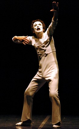 French Mime Artist Marcel Marceau During Editorial Stock Photo - Stock ...