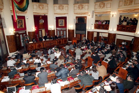 General View Bolivian Congress During Voting Editorial Stock Photo ...
