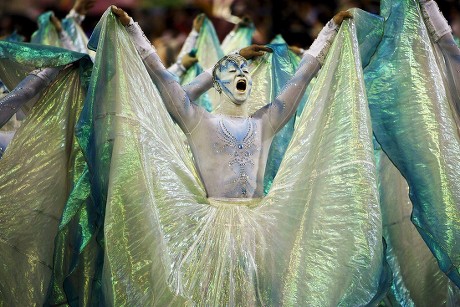 Brazilian Dancers Portela Samba School Participate Editorial Stock ...