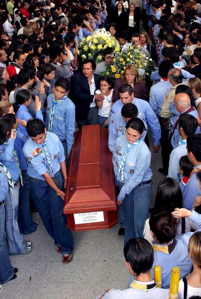 Group Boy Scouts Carry Coffin One Editorial Stock Photo - Stock Image ...