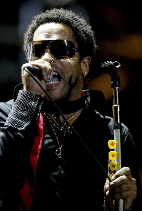 Us Singer Lenny Kravitz Performs During Editorial Stock Photo - Stock ...