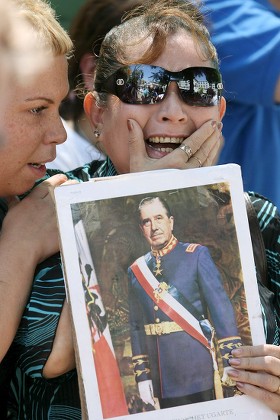Supporter Chilean Former Dictator Augusto Pinochet Editorial Stock ...