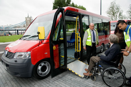 Disabled Passenger Boarding Bus Editorial Stock Photo - Stock Image ...