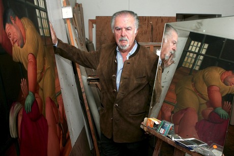 Colombian Painter Fernando Botero Displays Some Editorial Stock Photo ...