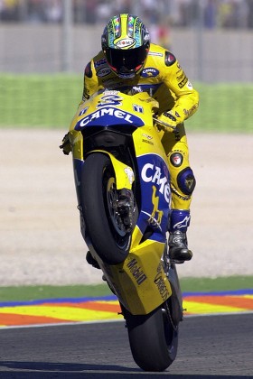 Moto Gp Rider Max Biaggi Italy Editorial Stock Photo - Stock Image ...