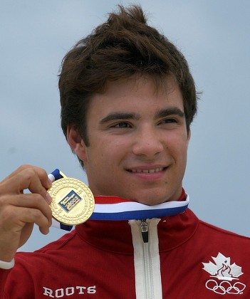 Canadian Diver Alexandre Depatie Poses Gold Editorial Stock Photo ...