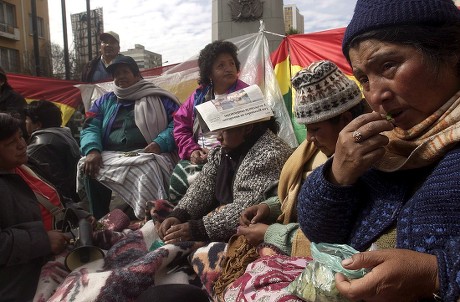Bolivian Aimaras Etnia Women During Second Editorial Stock Photo ...
