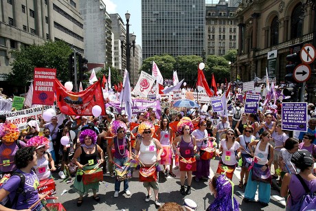 Women Participate Rally Motto Feminist Women Editorial Stock Photo ...