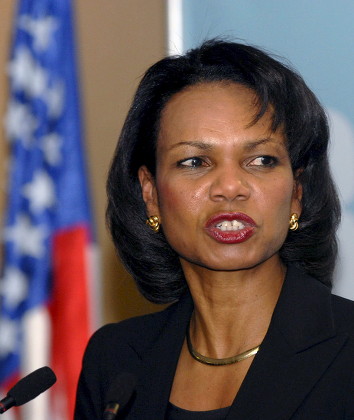 Us Secretary State Condoleezza Rice Talks Editorial Stock Photo - Stock ...