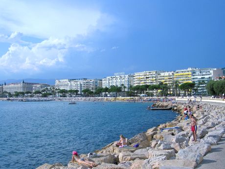 Sea Front Cannes France Editorial Stock Photo - Stock Image | Shutterstock