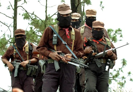 Members Zapatista National Liberation Army Ezln Editorial Stock Photo ...
