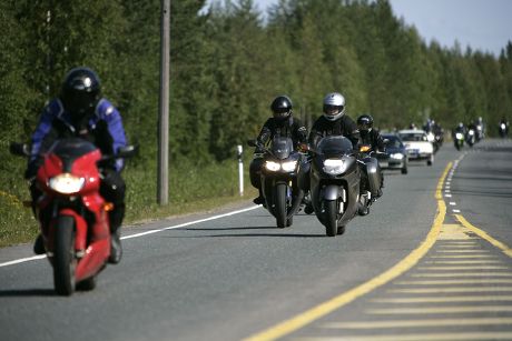 Motorcycles On Road Editorial Stock Photo - Stock Image | Shutterstock