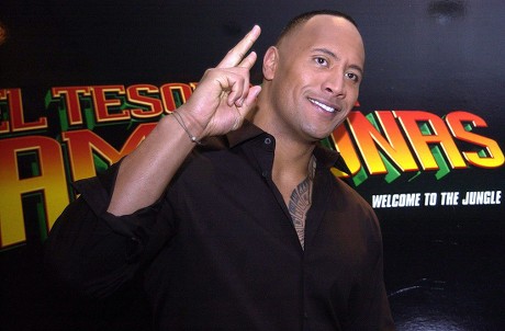 Us Wrestler Actor Dwayne Johnson Rock Editorial Stock Photo - Stock ...