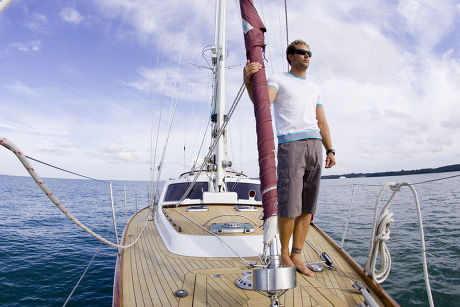Model Released Sailing Fashion Editorial Stock Photo - Stock Image ...