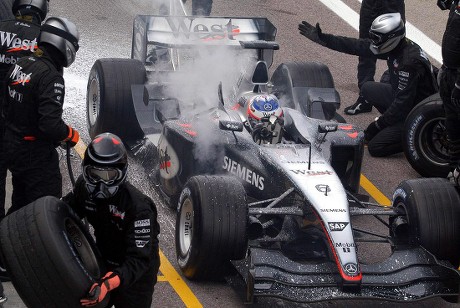 Formula One Mclarenmercedes Team Staff Extinguishes Editorial Stock ...