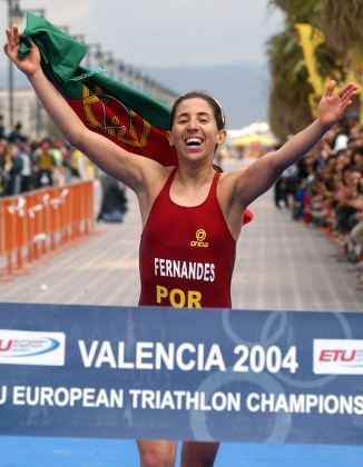 Portuguese Athlete Vanessa Fernandes Celebrates She Editorial Stock ...