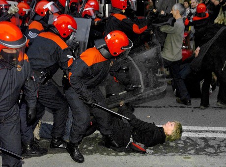 Basque Country Regional Police Ertzaintza Officers Editorial Stock ...