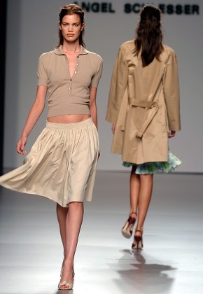 Models Show Off Casual Combo Earthy Editorial Stock Photo - Stock Image ...