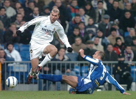 Real Madrids French Player Zinedine Zidane Editorial Stock Photo ...