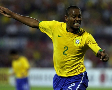 Brazilian Defender Maicon Celebrates His Goal Editorial Stock Photo ...